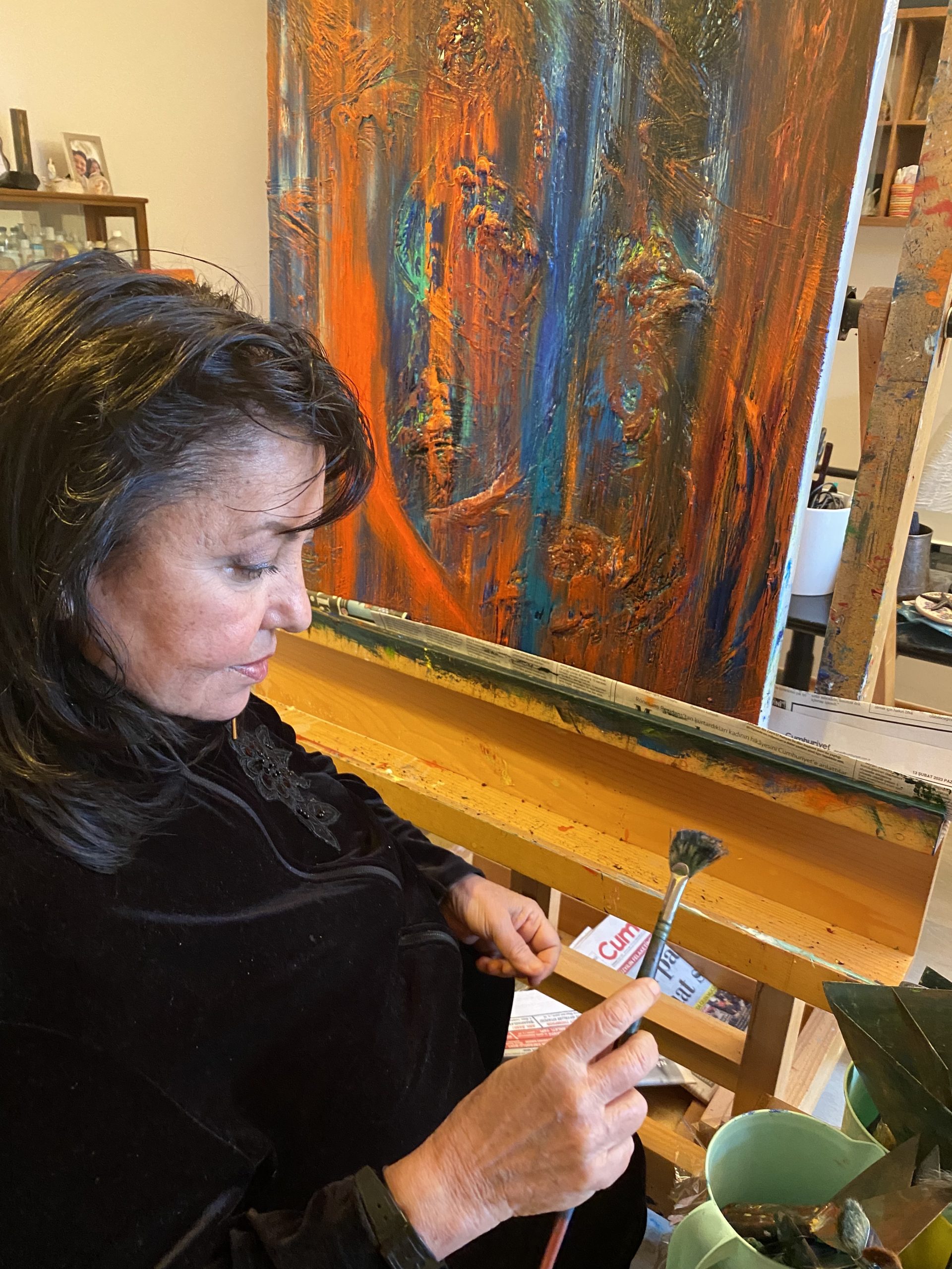 Alkışlar Ressam Tülin Kaynak'a - İstanbul Sanat Magazin